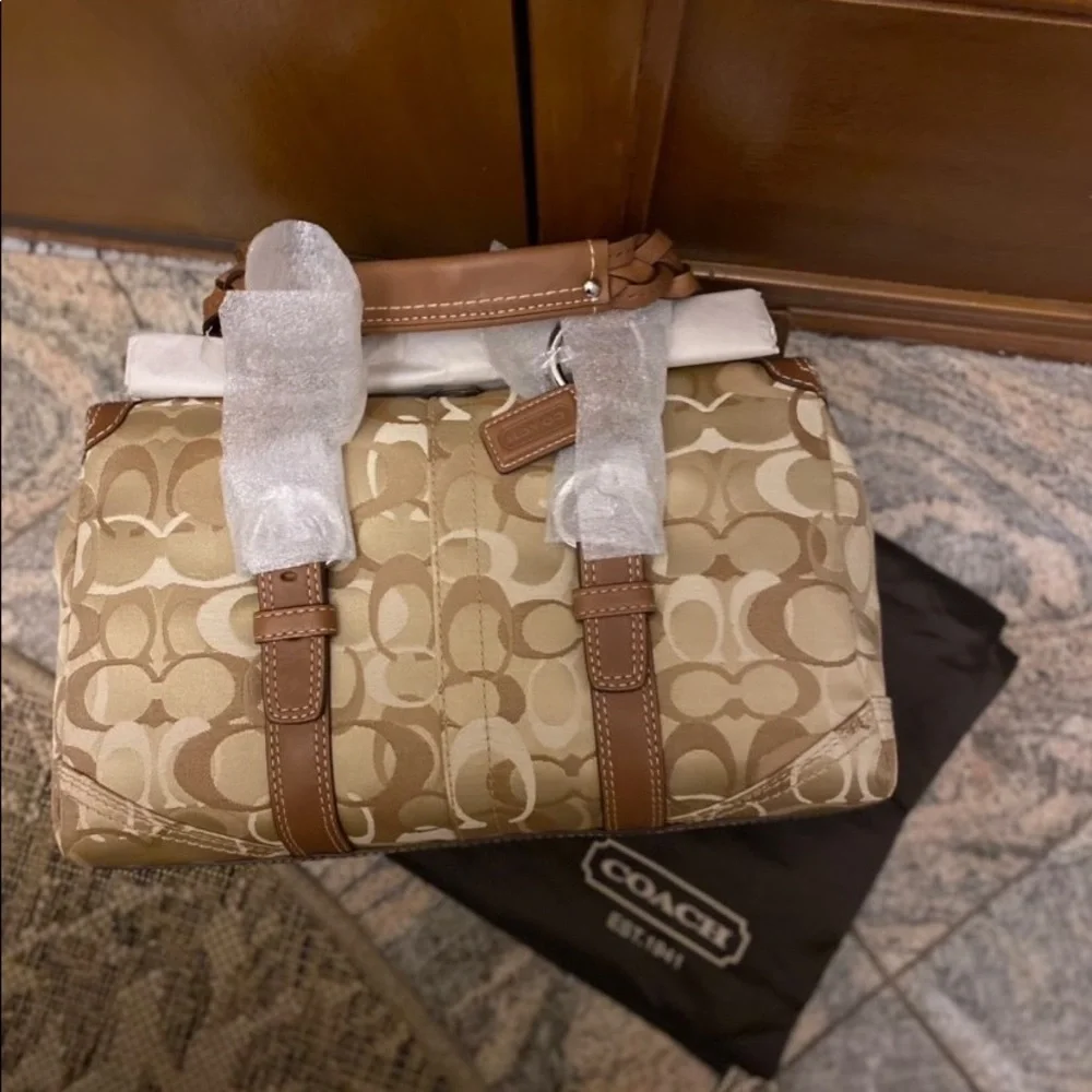 Coach | Bags | Coach Signature Satchel Bag Nwt | Poshmark